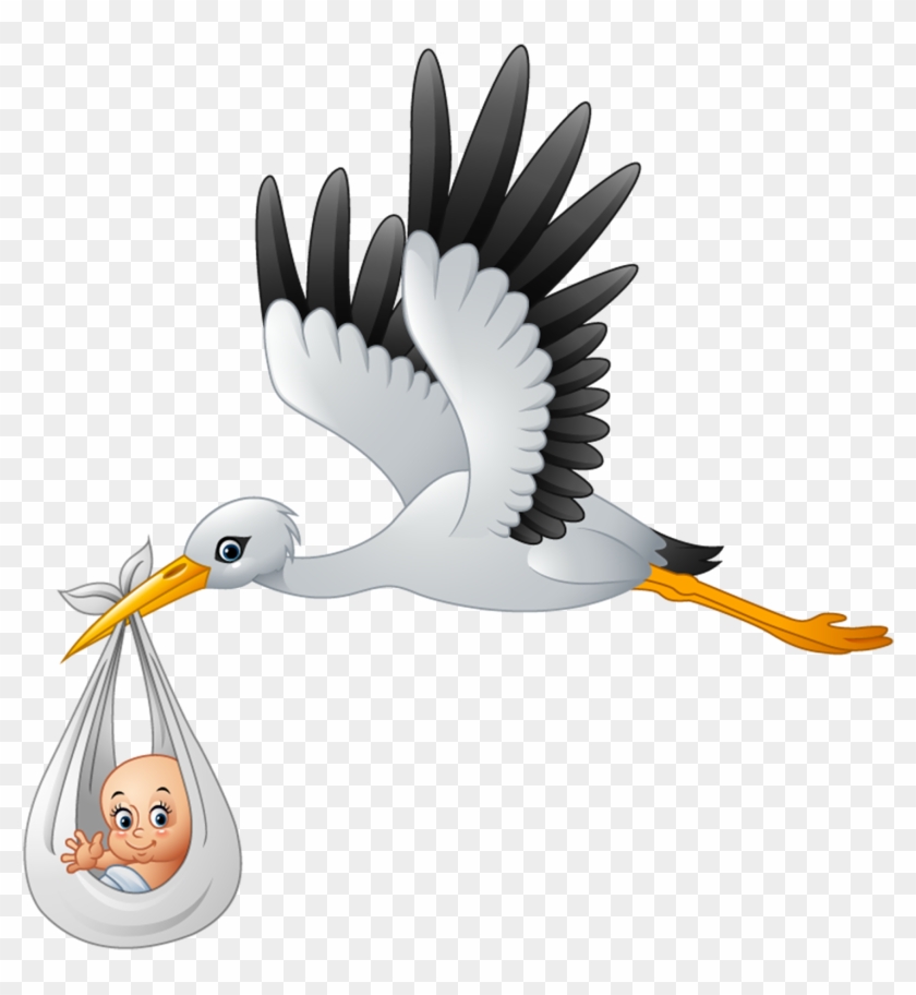 Stork Cartoon - Free Transparent PNG Clipart Images Download