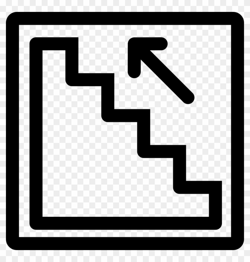 Up Stairs Square Signal Vector - Stairs Warning Sign - Full Size PNG ...