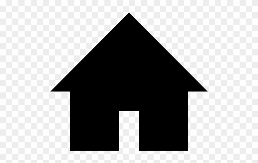 House Black Building Shape Free Icon - Black Home Icon Png - Full Size ...