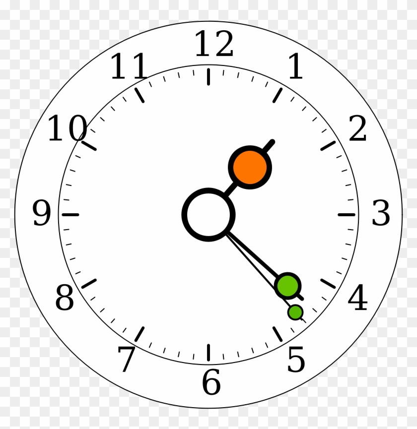Colour Clock - Clock - Full Size PNG Clipart Images Download
