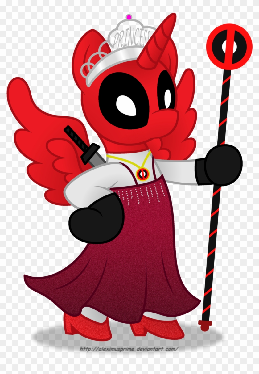 Princess Deadpool By Aleximusprime Commission - Cartoon - Free ...