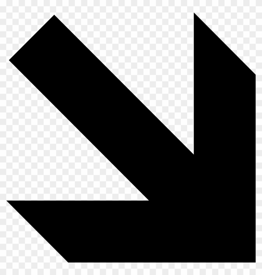 Right And Down Arrow Clip Art At Clker Pfeil Nach Unten Rechts Free