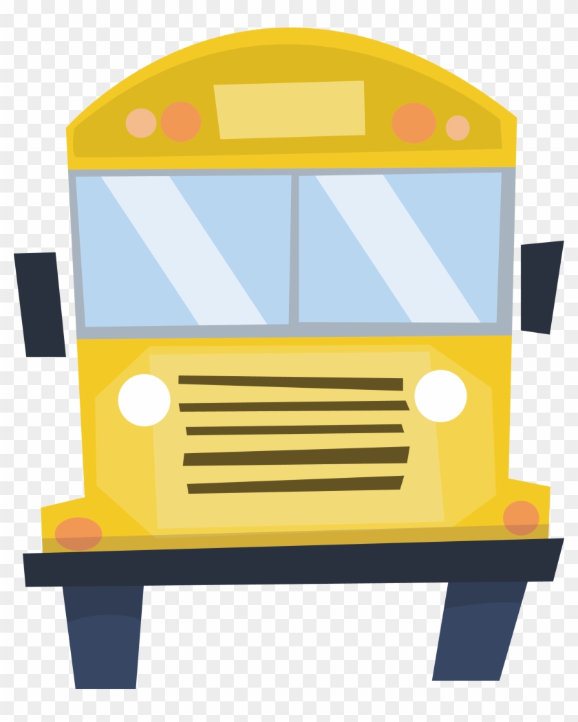 Vector Cartoon Bus Front - 巴士 卡通 正面 - Full Size PNG Clipart Images Download