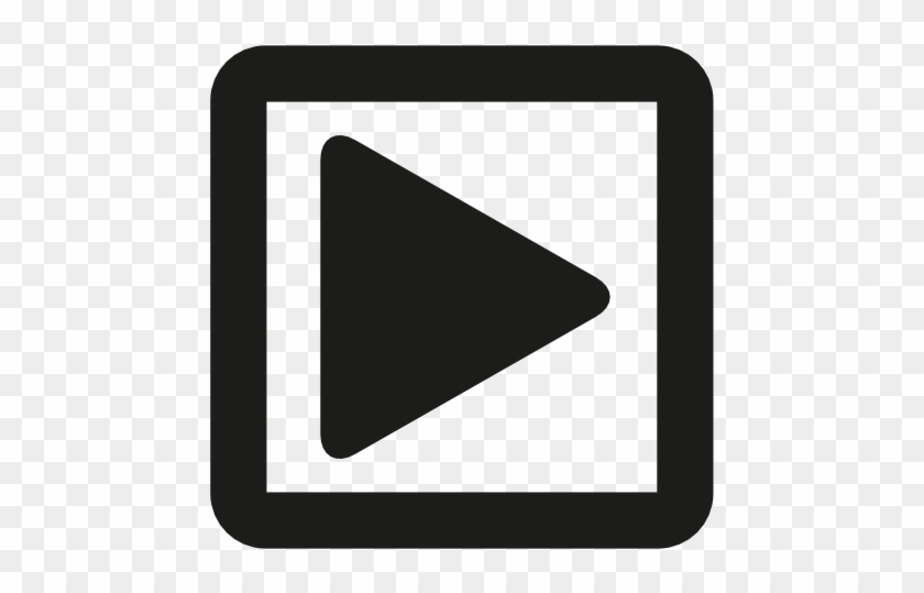 Video Play Button Icon - Play Button Square - Full Size PNG Clipart ...