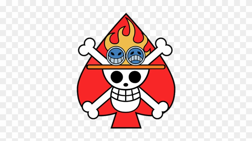 Ace Jolly Roger Render By Kushikimotoamvs - One Piece Ace Jolly Roger ...