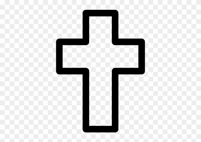 Cross Outline Free Icon - Cross Outline Png - Full Size PNG Clipart ...