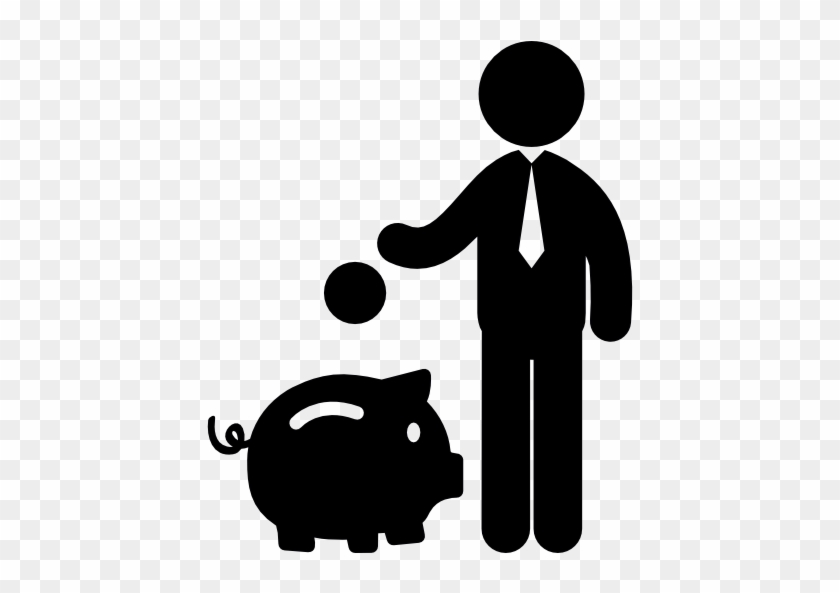 Man Saving Money Free Icon - Saving Money Icon Png - Full Size PNG ...