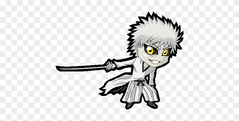 Ichigo Kurosaki Yoruichi Shihouin Tōshirō Hitsugaya - Bleach Chibi Png ...
