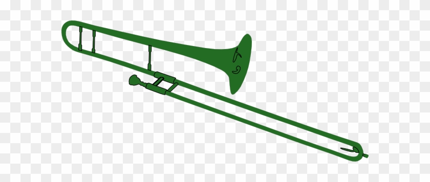 Green Trombone Clip Art - Marching Trombone Clip Art - Full Size PNG ...