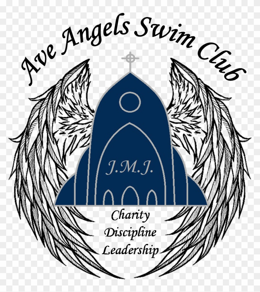 Ave Angels Swim Club - Angels - Full Size PNG Clipart Images Download