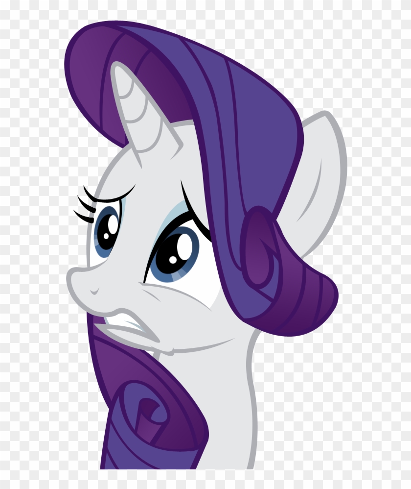 By Scoot A Who - My Little Ponyrarity Scared - Full Size PNG Clipart ...