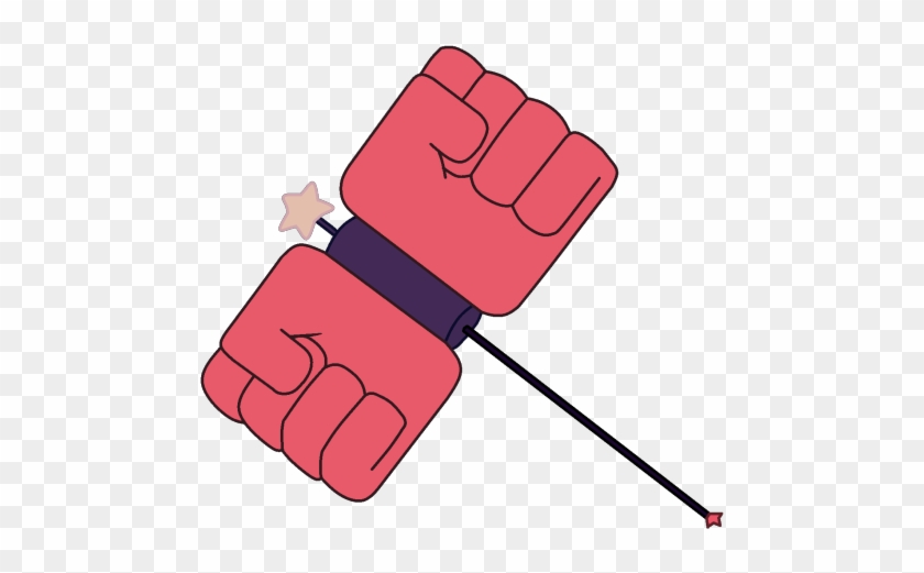 Hammer Tool Clipart - Steven Universe Sardonyx Hammer - Full Size PNG ...
