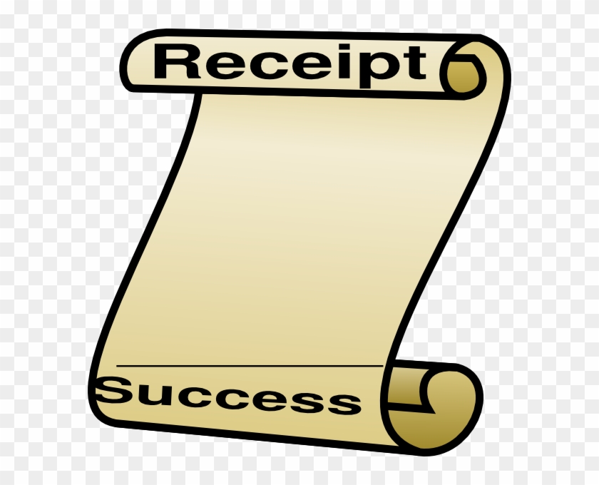 Cartoon Image Of A Receipt - Full Size PNG Clipart Images Download