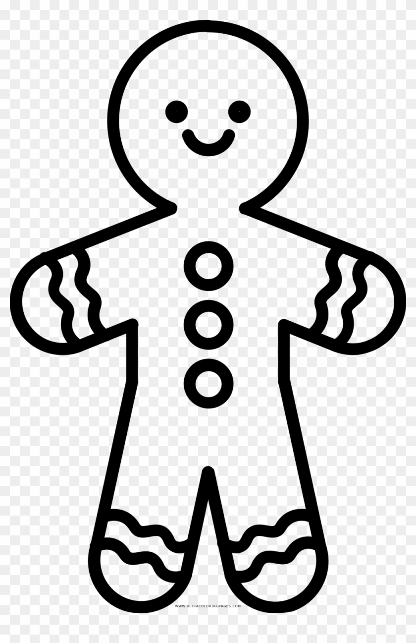 Jengibre Gengibre Biscoito Colorir Lebkuchenmann Ausmalbild Keks Ingwer ...