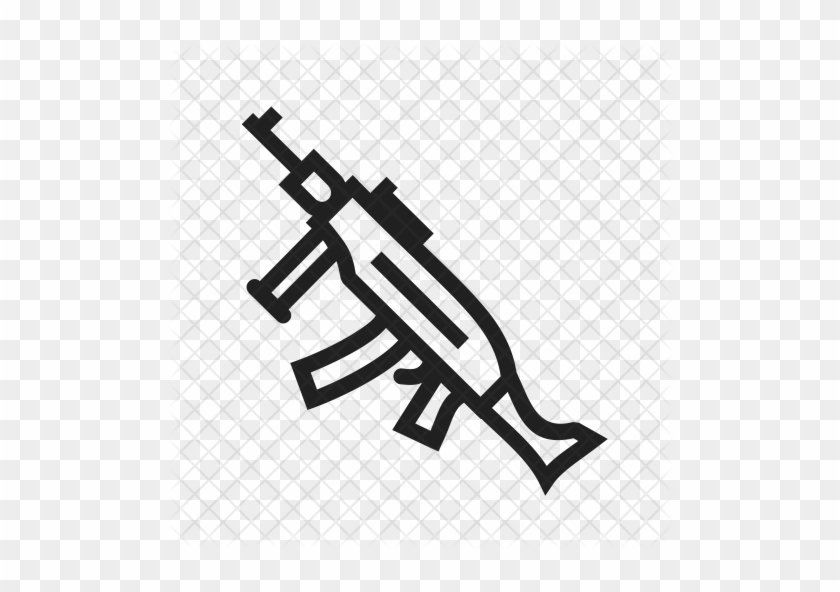 Machine Gun Icon - Machine Gun - Full Size PNG Clipart Images Download