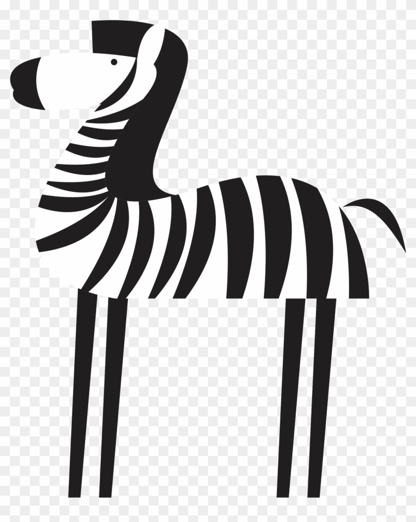 Zebra - Vector Zebra - Vector Graphics - Full Size PNG Clipart Images ...