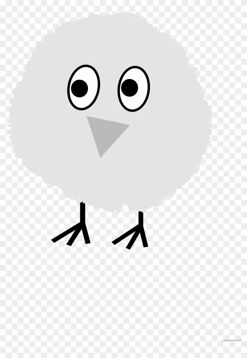 Fluffy Chick Animal Free Black White Clipart Images - Yellow Amarillo ...