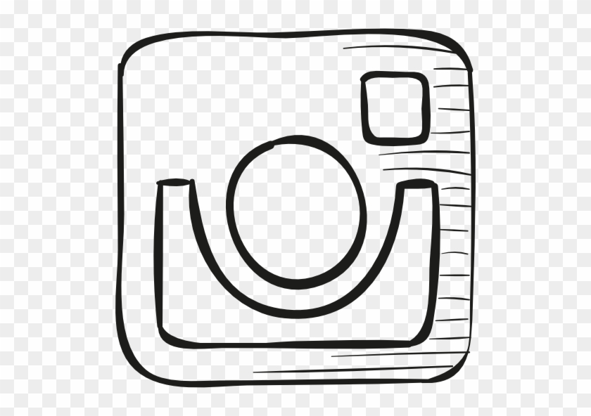 28 Collection Of Instagram Icon Drawing - Logo Instagram Dibujado ...
