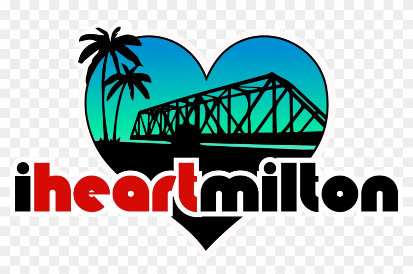 I Heart Milton Logo - Mr & Mrs Wedding Cake Topper With Last Name,beach ...