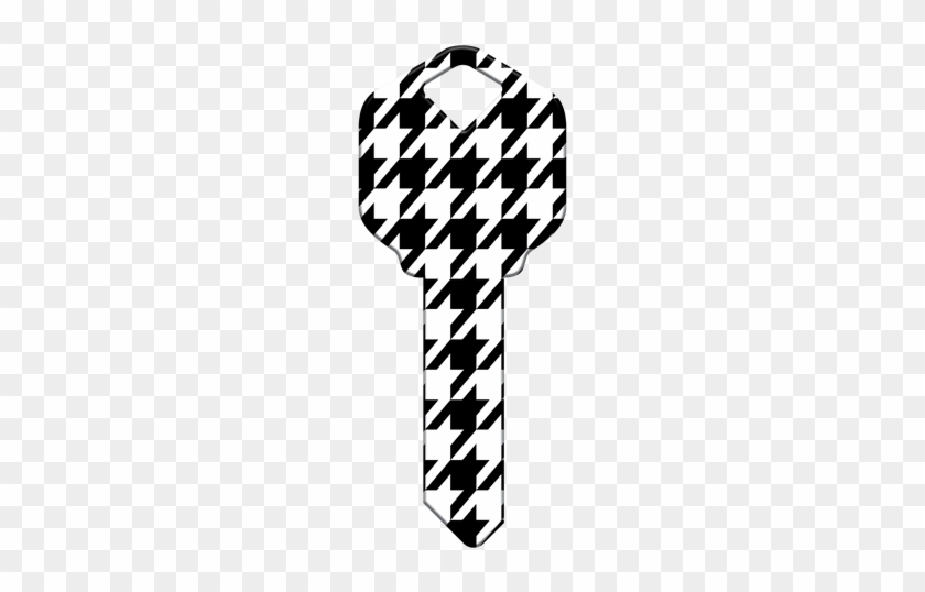 Happy Keys- Houndstooth Key - Houndstooth - Full Size PNG Clipart ...