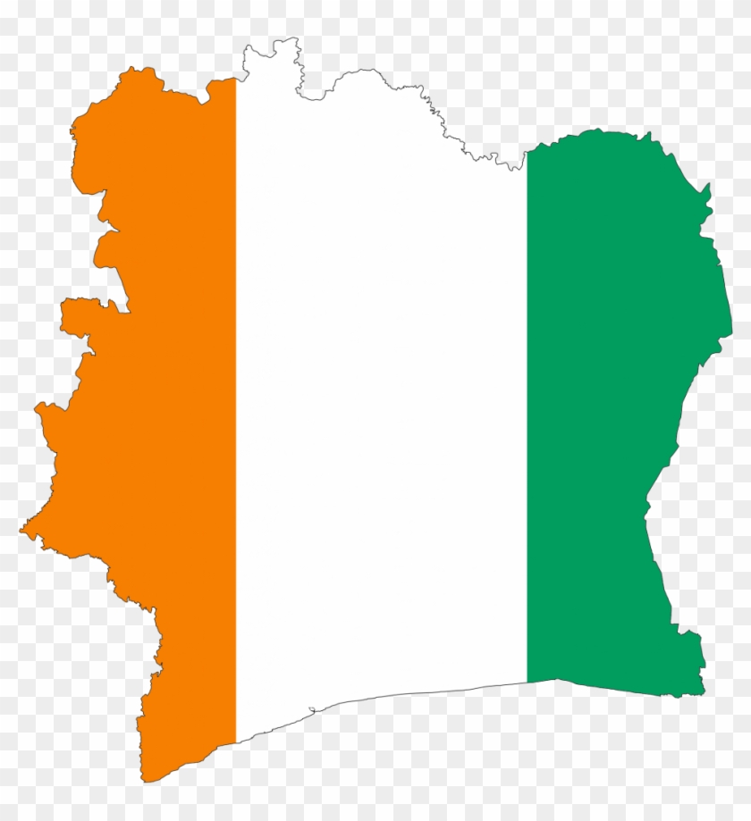Côte D'ivoire - Cote D Ivoire Map Outline - Full Size PNG Clipart ...