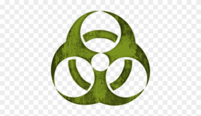 Green Biohazard Symbol Clipart - Biosafety Level 2 Sign - Full Size PNG ...