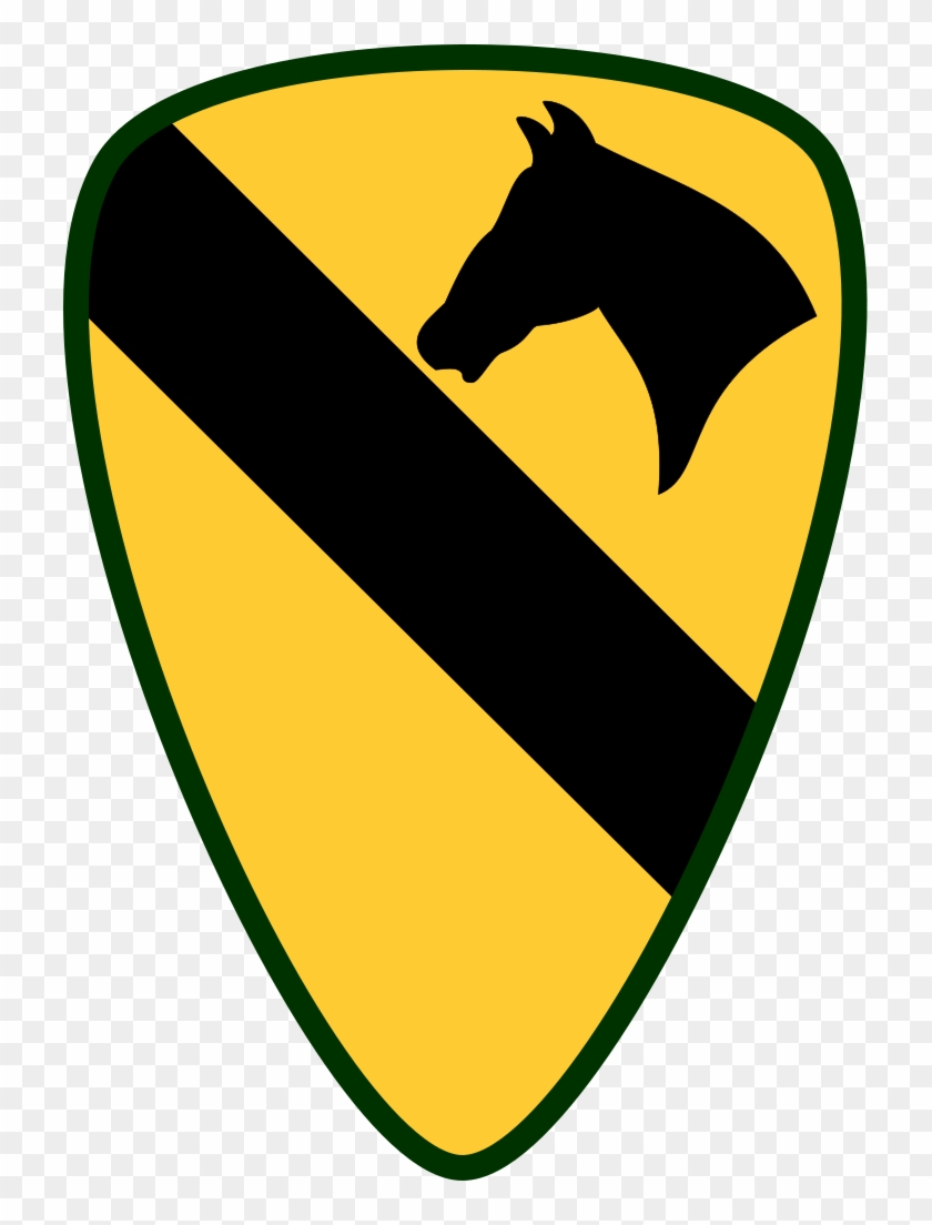 725px-combat Service Identification Badge Of The United - 1st Cavalry ...