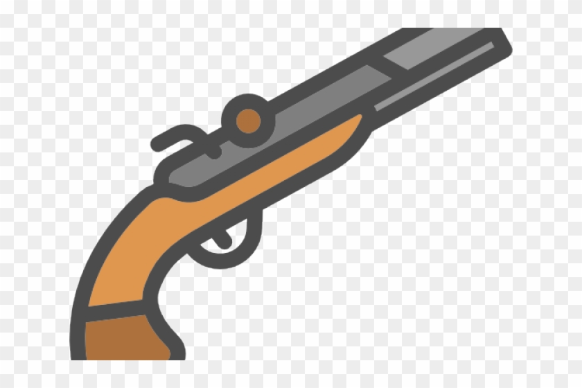 Weapon Clipart Pirate - Cartoon Musket Transparent - Full Size PNG ...