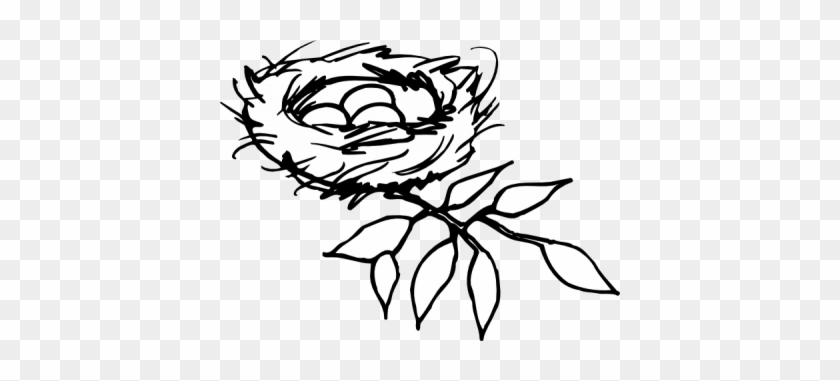 Nest Outline Clip Art At Clker Com Vector Clip Art - Nest Clipart Black ...