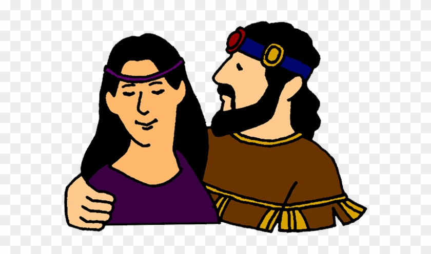 Prophecy Clipart Nathan - David And Bathsheba Cartoon - Full Size PNG ...