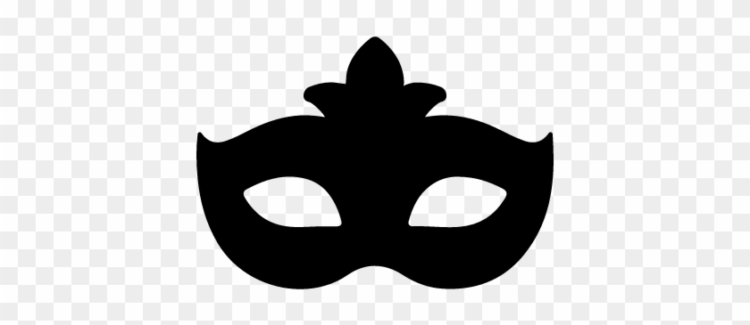Carnival Mask Black Shape Vector - Black Ball Mask Png - Full Size PNG ...