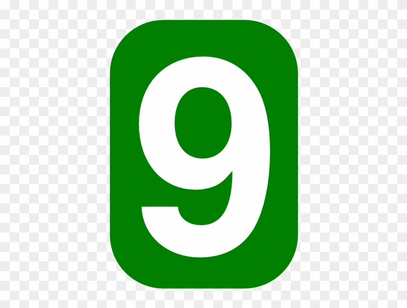 Clip Art Ninja Turtle - Green Number 9 Clipart - Full Size PNG Clipart ...