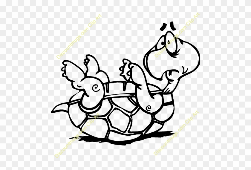 Upside Down Turtle Clipart - Upside Down Turtle Drawing - Full Size PNG ...