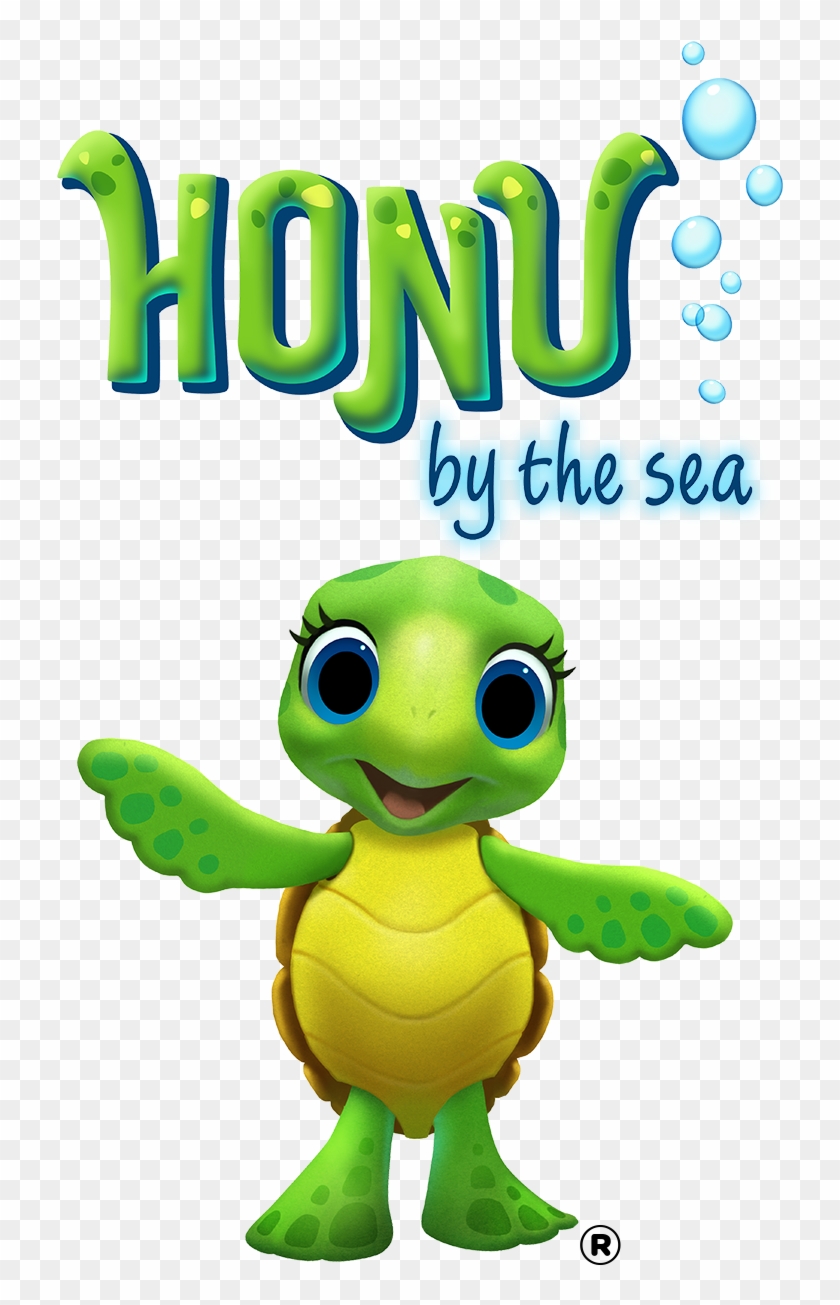 Honu By The Sea - Cartoon - Full Size PNG Clipart Images Download