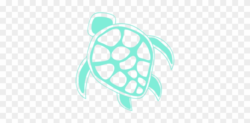 Turtle Decal With Holes - Transparent Sea Turtle Clipart - Full Size ...
