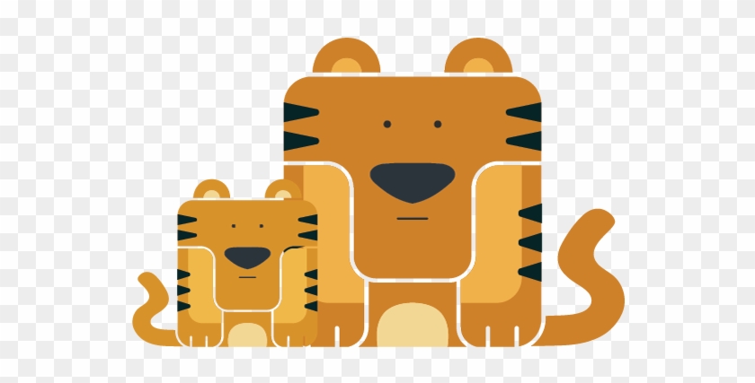Image Tiger Parent Cub - Icon - Full Size PNG Clipart Images Download