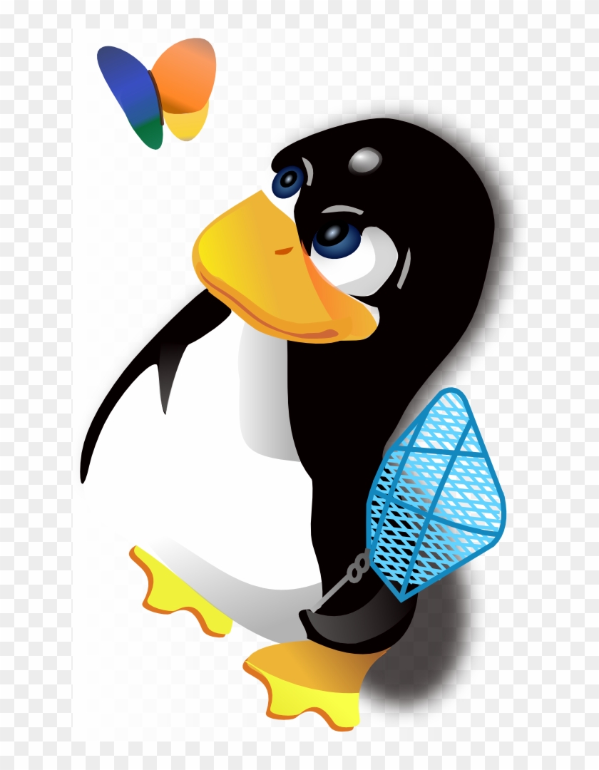 Penguin, Antarctica, Cold, Polar, Cartoon - Linux Tux Funny - Full Size ...