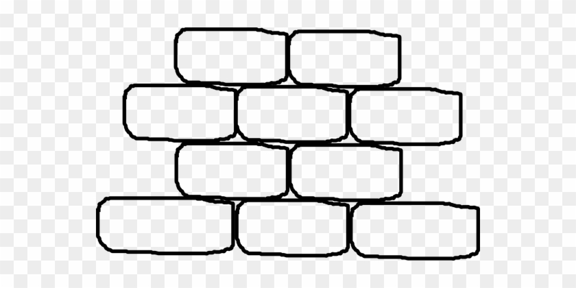 Bricks Brick Wall Block Stack Stone Rock S - Outline Images Of Bricks ...
