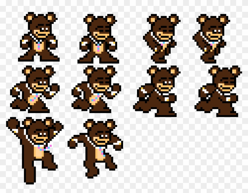 Bear Sprite Sheet - Sprite - Full Size PNG Clipart Images Download