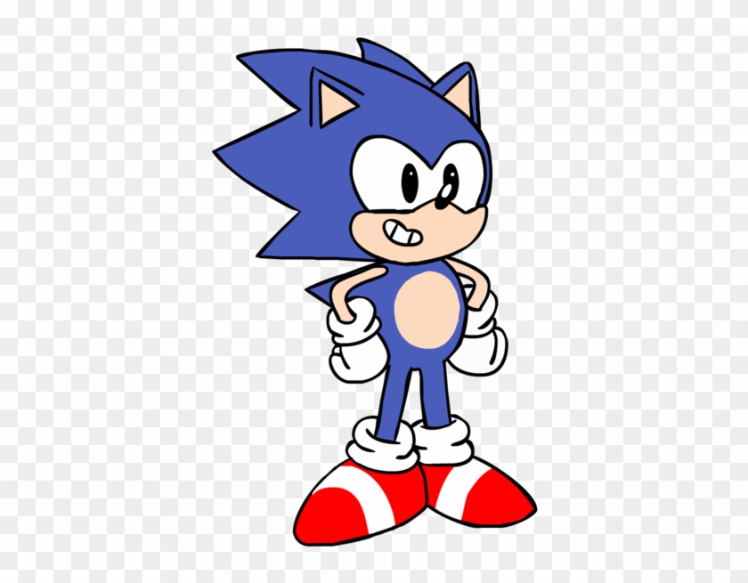 Hedgehog By Needlefoxx - Classic Sonic Dab - Full Size PNG Clipart ...