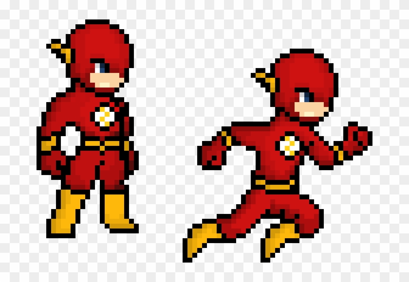 The Flash - Flash Pixel Art - Full Size PNG Clipart Images Download