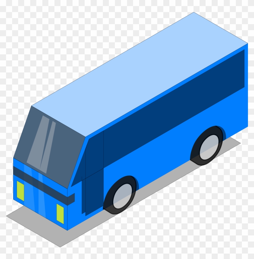 Blue Bus - Bus - Free Transparent PNG Clipart Images Download
