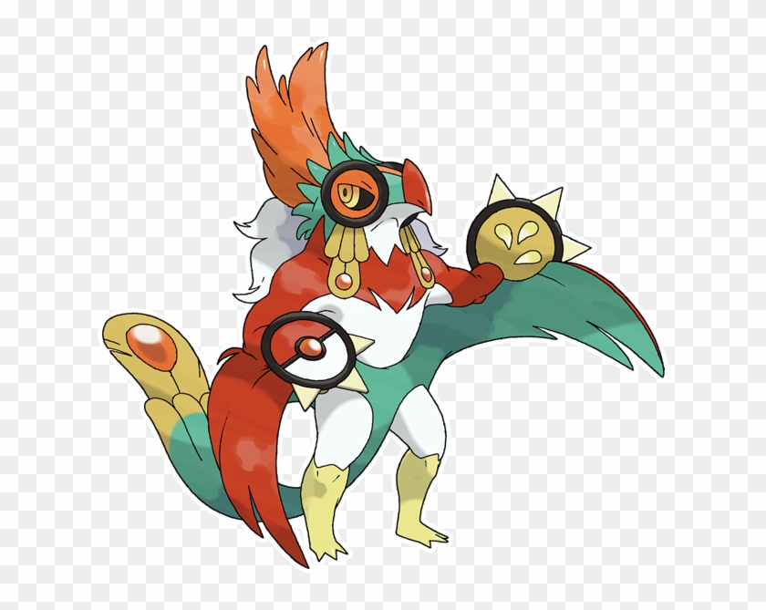 Mega Hawlucha Fighting / Flying *based On Aztec Eagle - Hawlucha ...