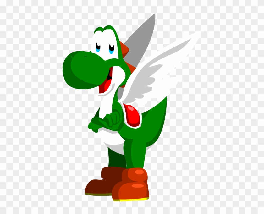 Yoshi With Wings By Aceofabra - Cartoon - Full Size PNG Clipart Images ...