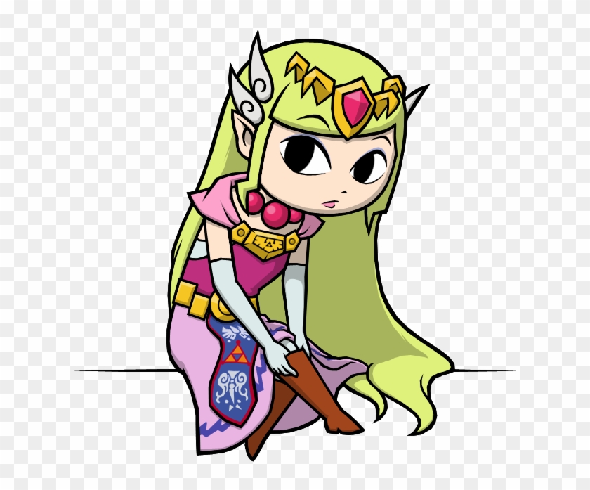 Princess Zelda 2 By Swordxdolphin - Cartoon - Free Transparent PNG ...
