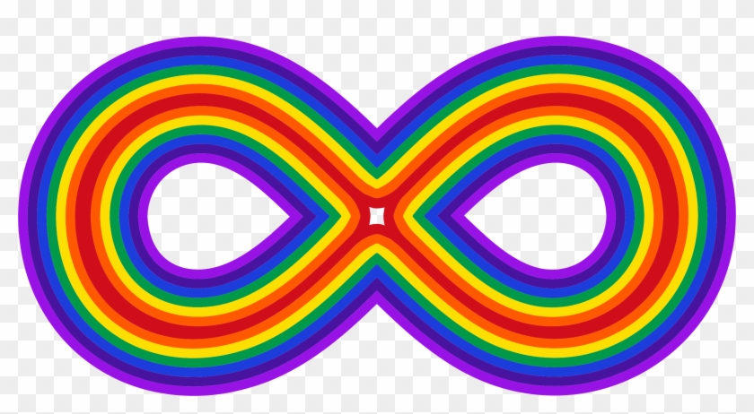 Infinity Symbol - Rainbow Infinity - Full Size PNG Clipart Images Download
