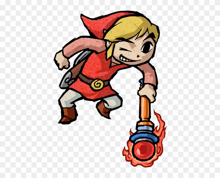 From The Official Artwork Set For - Four Swords Red Link - Full Size ...