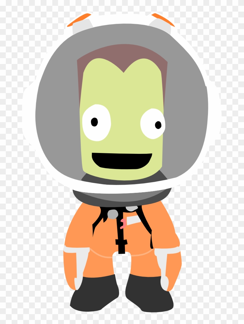 Kerbal Astronaut By Majorfish - Cartoon - Free Transparent PNG Clipart ...