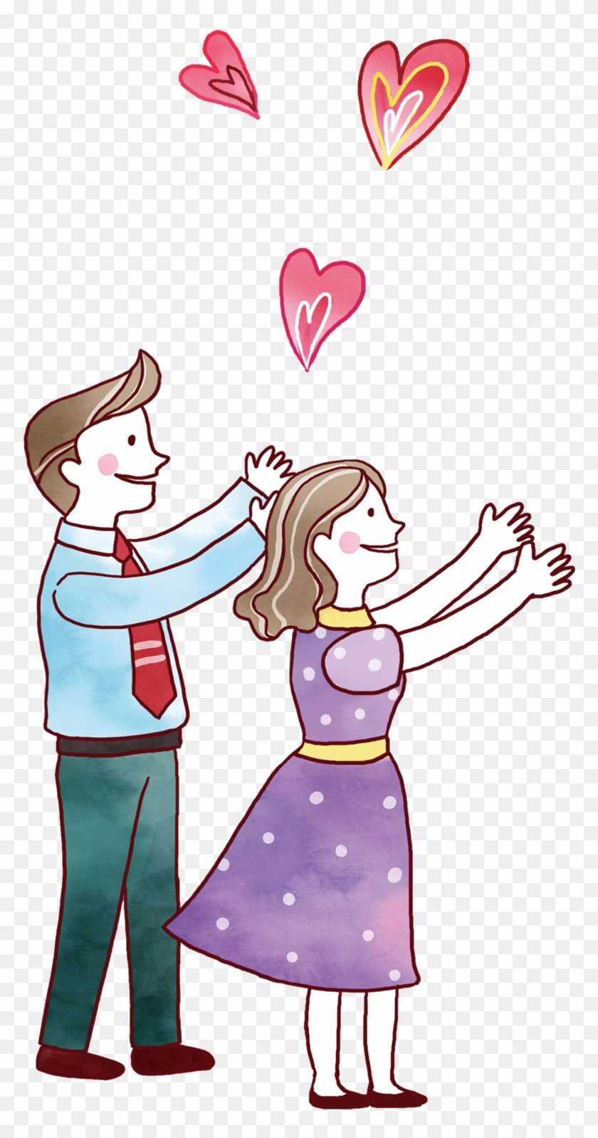 Parent Cartoon Child Painting - Cartoon - Free Transparent PNG Clipart ...