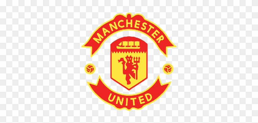Manchester United Logo Yellow - Manchester United - Free Transparent ...